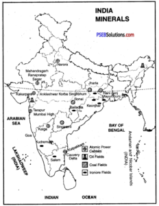 PSEB 10th Class SST Solutions Geography Chapter 6 Minerals and Power ...