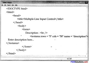 PSEB 10th Class Computer Notes Chapter 3 HTML II – PSEB Solutions
