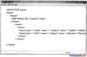 PSEB 10th Class Computer Notes Chapter 3 HTML II – PSEB Solutions