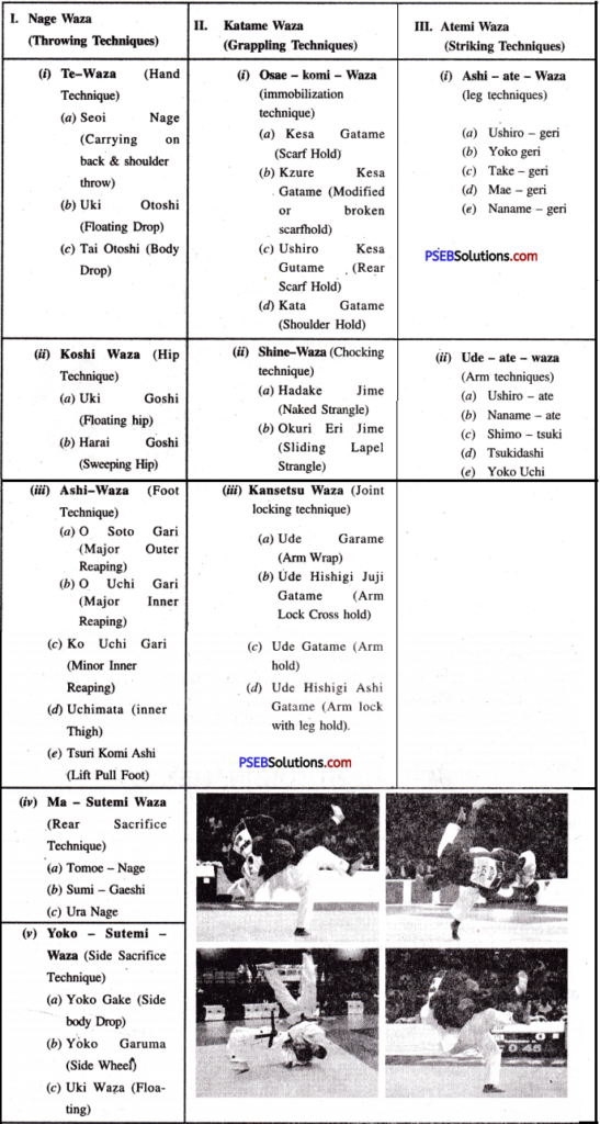 PSEB 12th Class Physical Education Practical Judo – PSEB Solutions