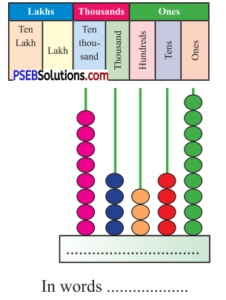 PSEB 5th Class Maths Solutions Chapter 1 Numbers Ex 1.1 – PSEB Solutions