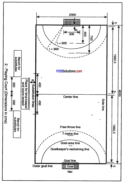 हैंडबाल (Handball) Game Rules – PSEB 10th Class Physical Education ...