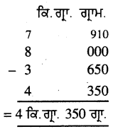 PSEB 5th Class Maths Solutions Chapter 6 ਮਾਪ Ex 6.4 – PSEB Solutions